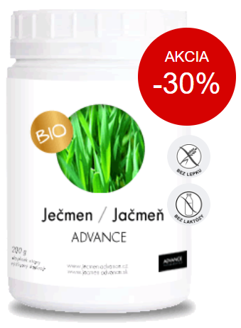 Mladý BIO jačmeň vysokej kvality - 100 % prášok z listov zeleného BIO ...
